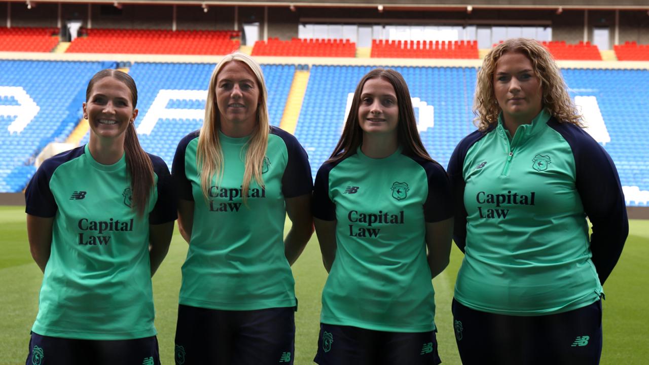Four exciting talents link up with Cardiff City Women | Cardiff