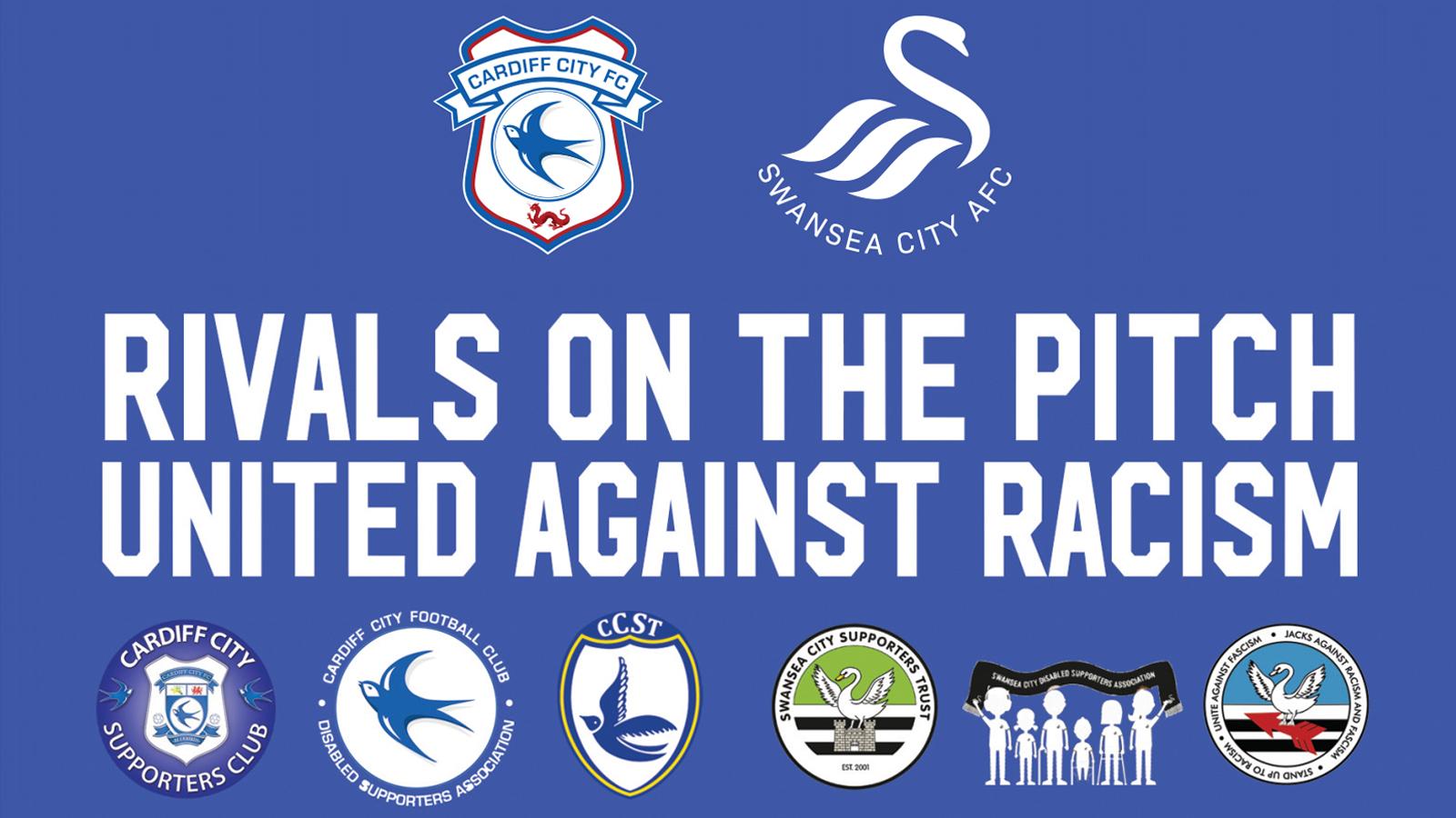 Rivals on the pitch, united against racism | Cardiff