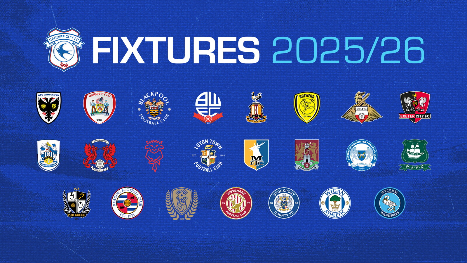 2025/26 Sky Bet League One fixtures | Cardiff