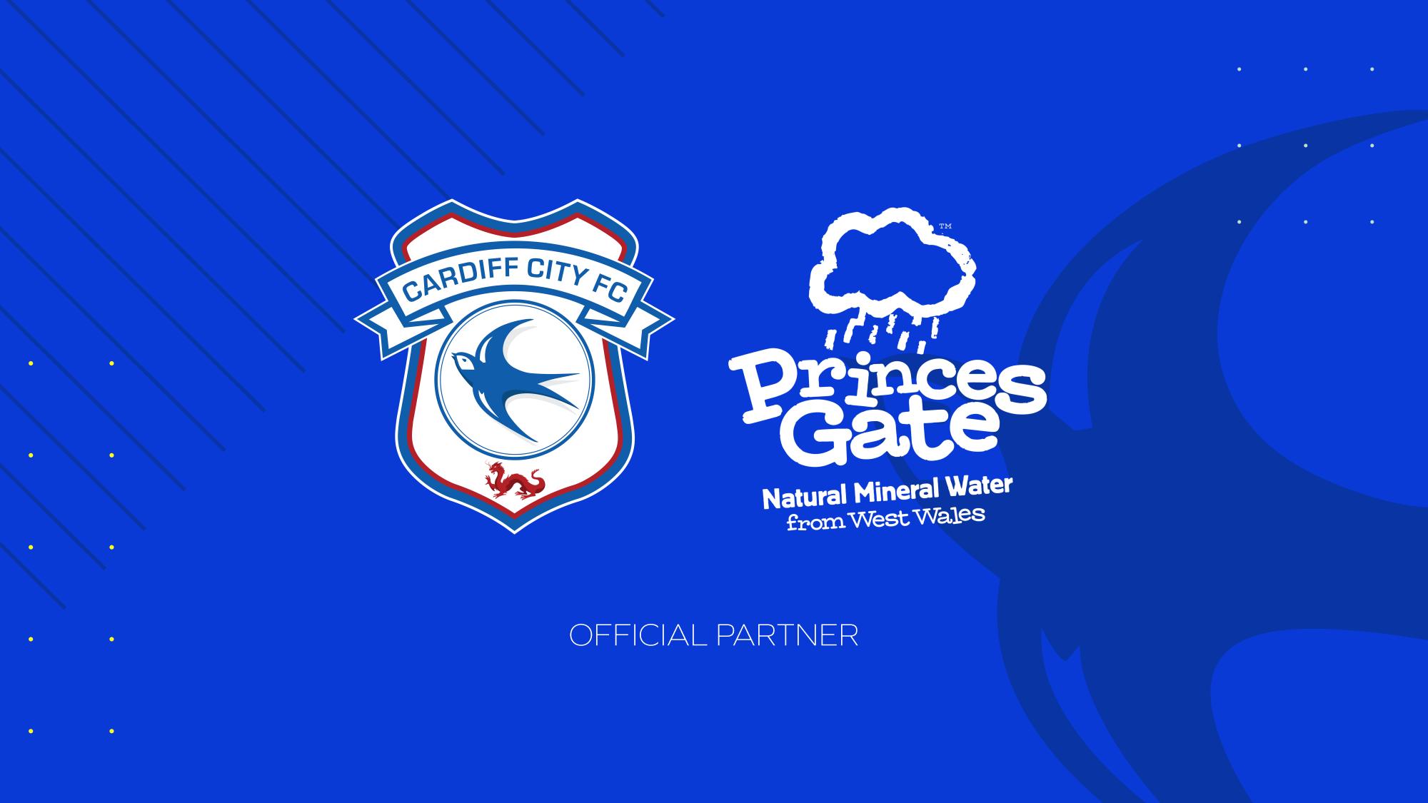 Bluebirds agree partnership with Princes Gate Mineral Water | Cardiff