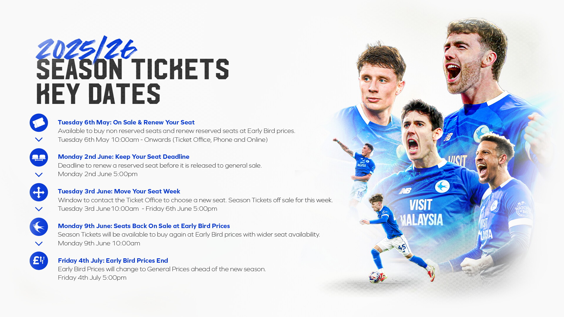 2025/26 Season Tickets | On sale now | Cardiff