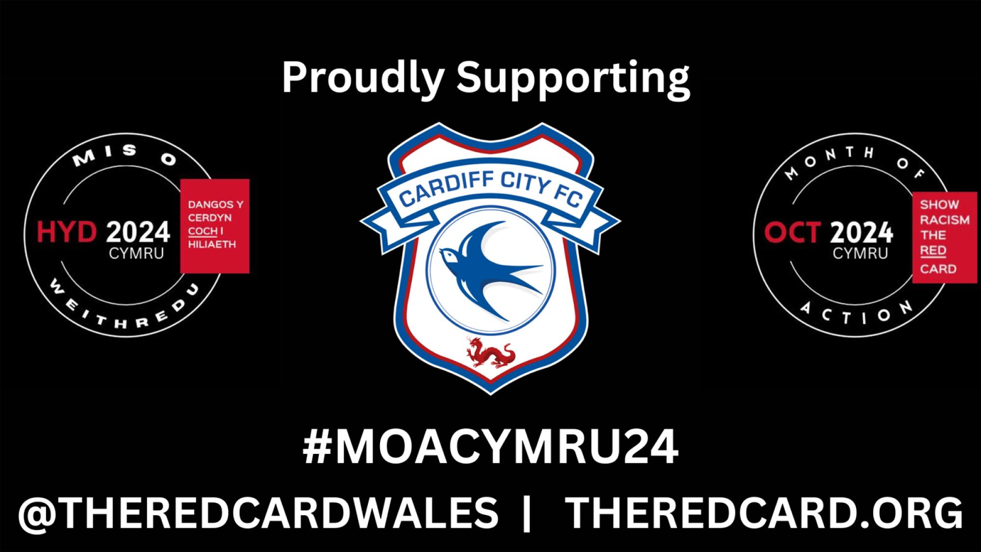 City support Show Racism the Red Card's Month of Action | Cardiff