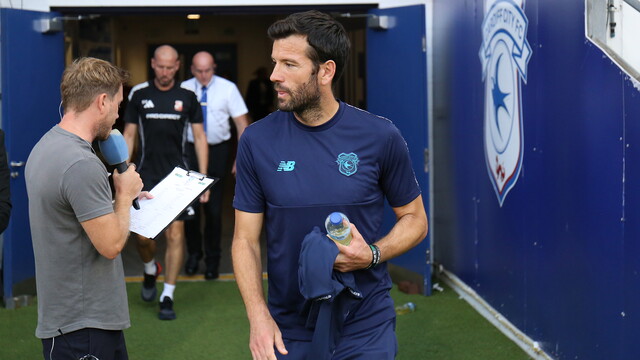 Brian post-Swindon Town | Pleased to progress | Cardiff