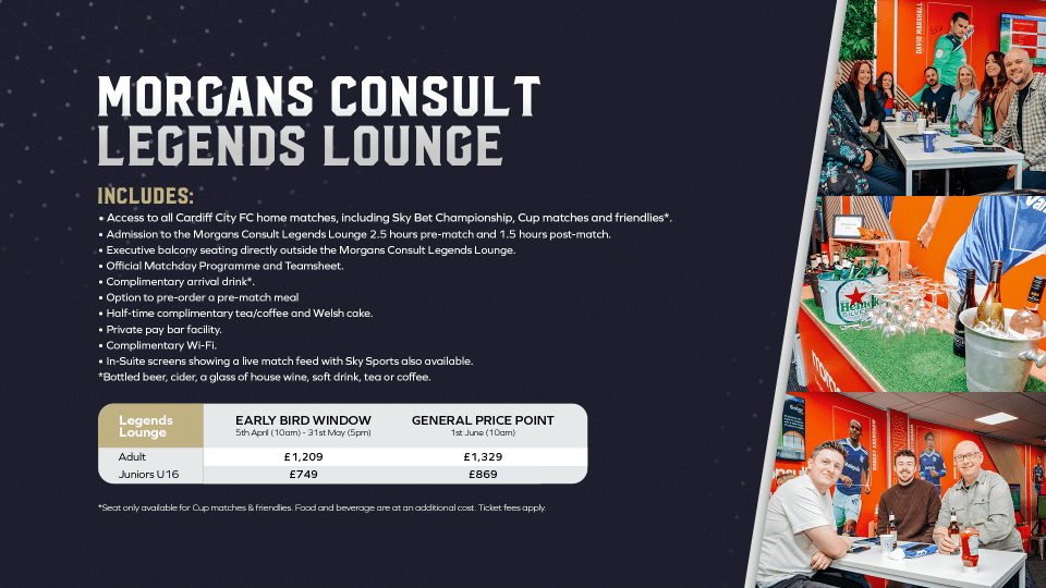 Morgans Consult Legends Lounge | Cardiff